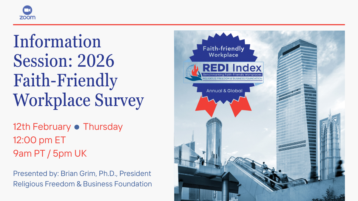 Info Session: 2026 Faith-Friendly Workplace REDI Survey | RFBF