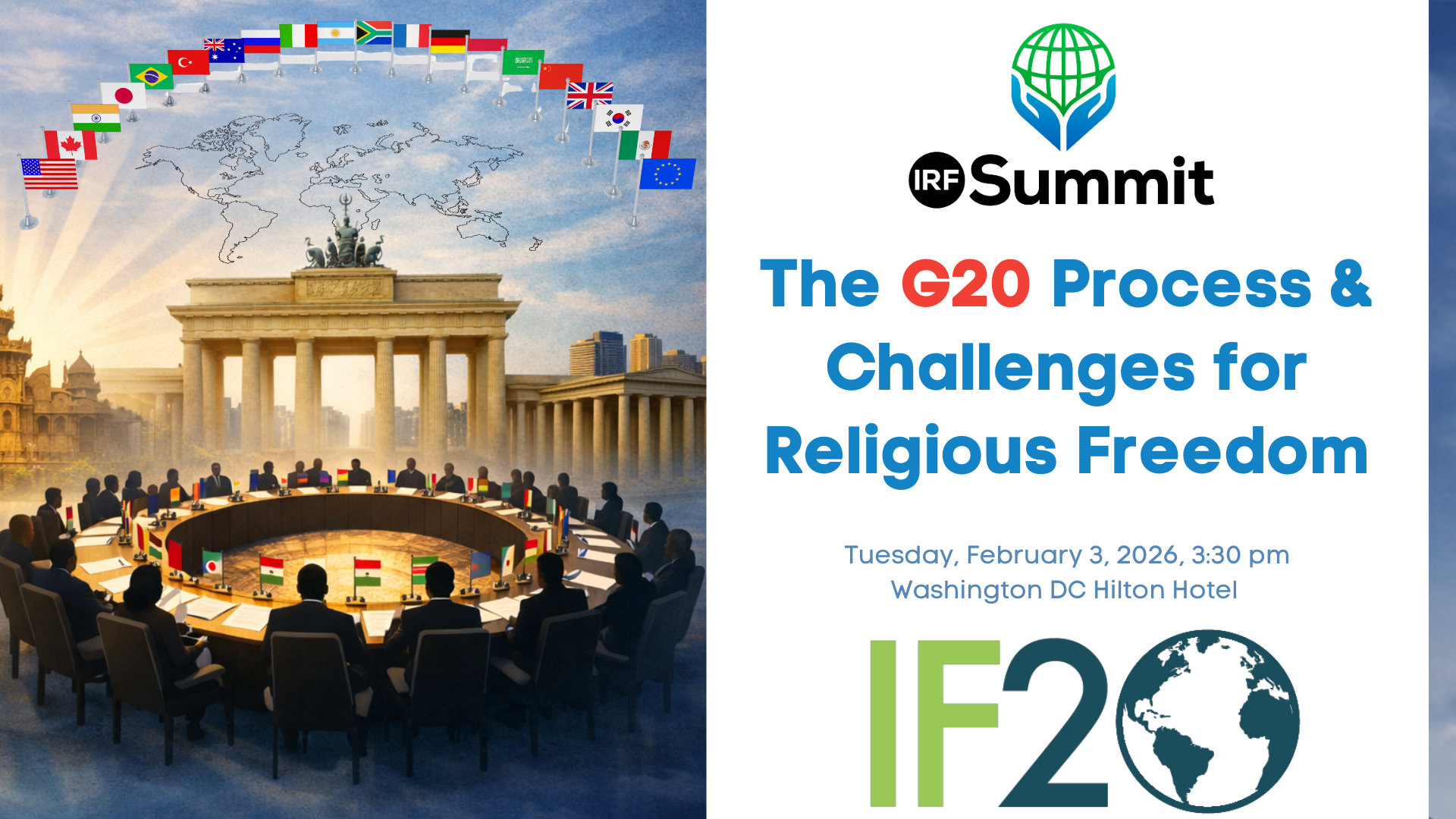The G20 Process & Challenges for Religious Freedom | RFBF